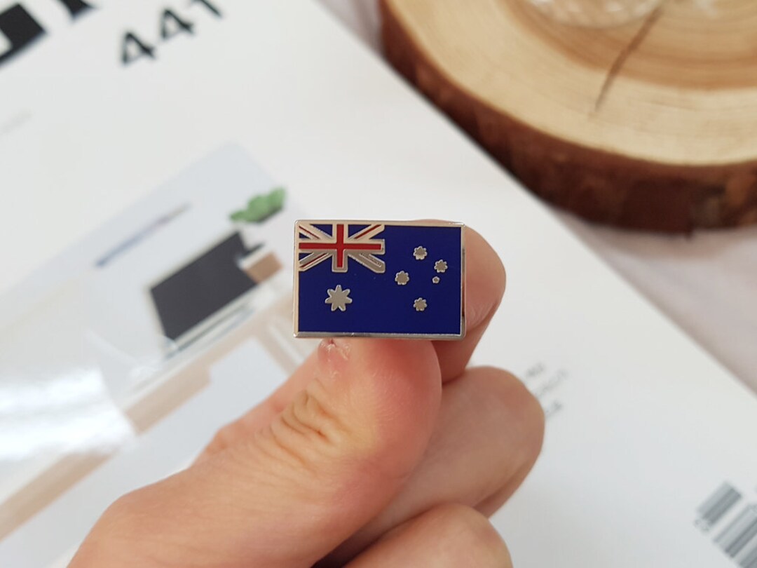 Australia Flag Pin Badge - Etsy