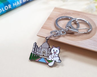Taj Mahal Keychain - Etsy
