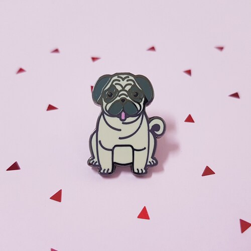 Pug Dog Pin | Etsy
