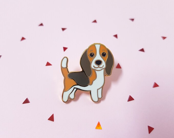 Beagle Dog Pin-badge - Etsy