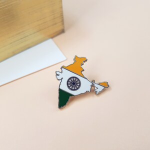 India Map Pin Badge - Etsy
