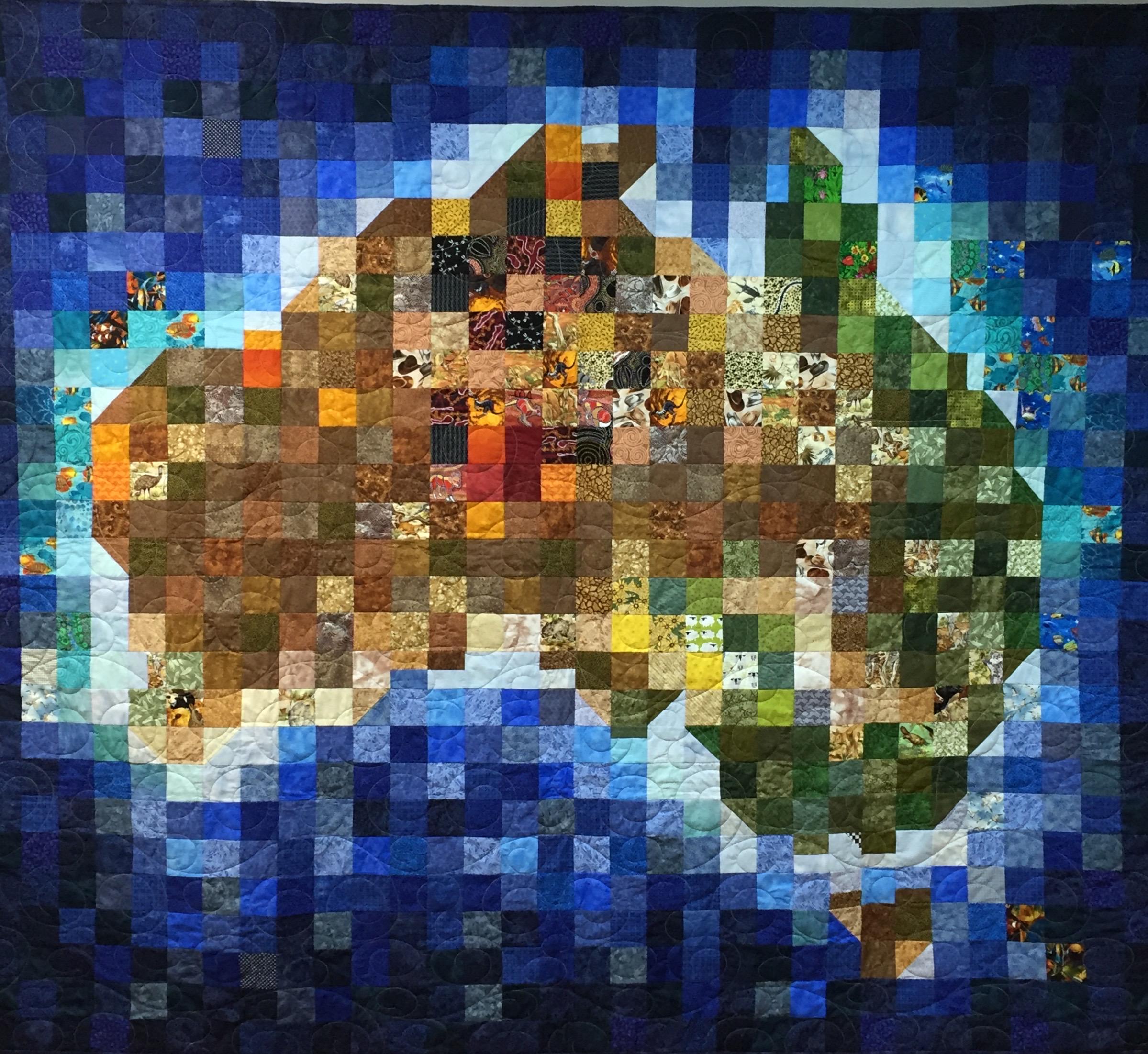 DIGITAL VERSION Aussie Map Quilt Pattern - Etsy