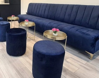 Modular Fluted Back Banquette Fitted Bench Booth Seating Cafe, Kitchen ...