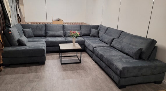 Bespoke Corner Sofa Velvet Leather Alcantara Modern Sofa Modern Corner Sofa Etsy