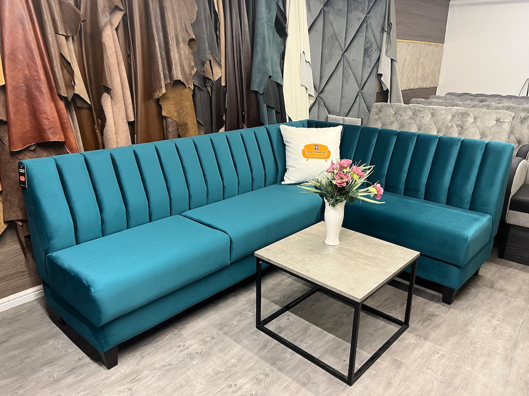 Fluted Kitchen Booth Seating Bench Contract Furniture Fluted - Etsy UK