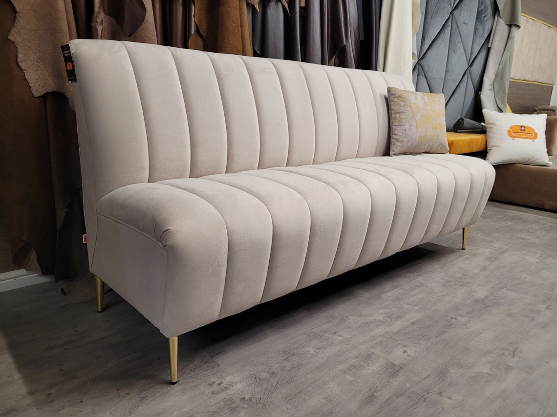 Bespoke Fluted Kitchen Bench Seating Booth - Etsy UK