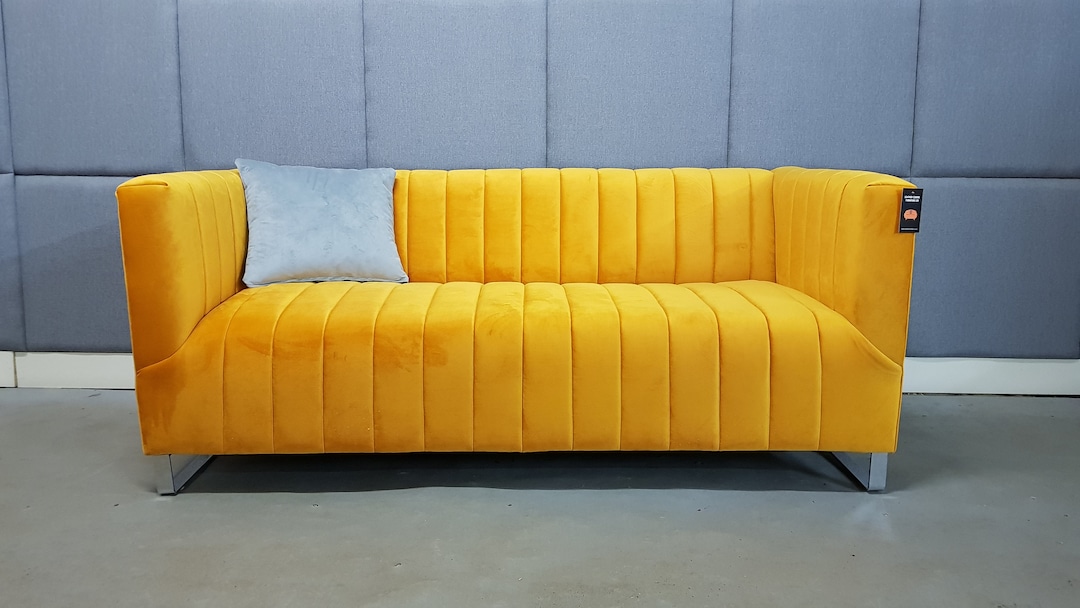 3 to 10% off Until End of July Fluted Sofa 2 Seater Custom Made ...