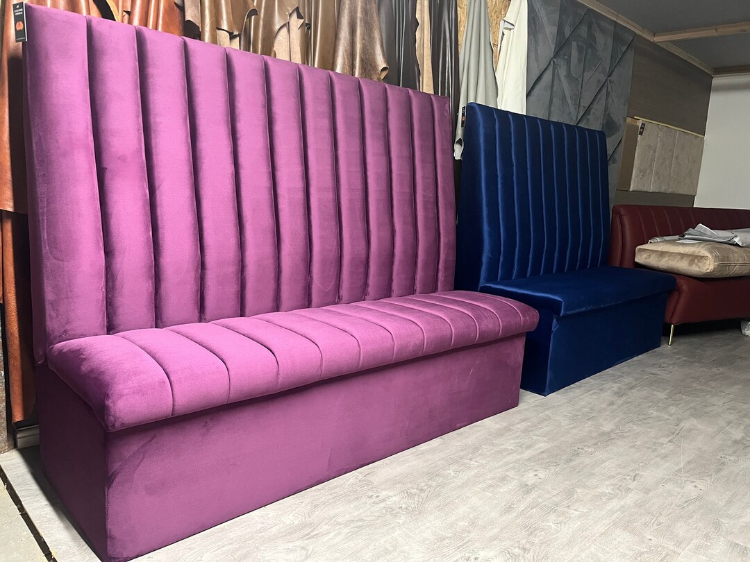 Modern High Backrest Dining Kitchen Banquette,made to Measure Furniture ...