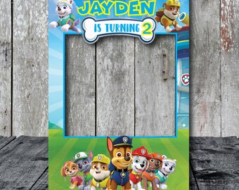 Paw patrol frame | Etsy