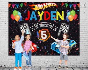 Hot wheels backdrop | Etsy