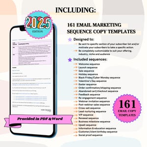Email Marketing Sequence Templates & Guide I Email Templates | Email ...