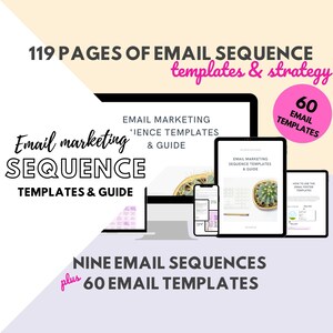 Email Marketing Sequence Templates & Guide I Email Templates - Etsy