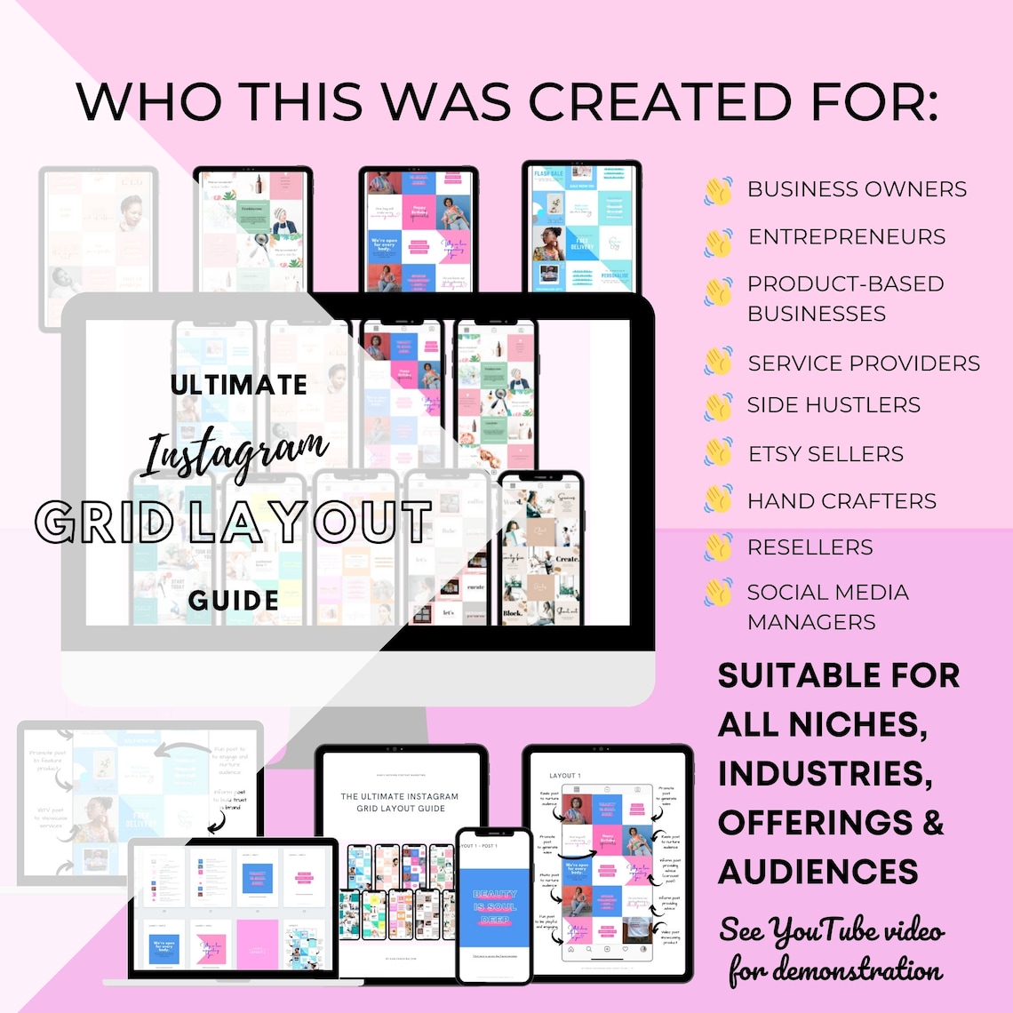 Instagram planning grid - falohc
