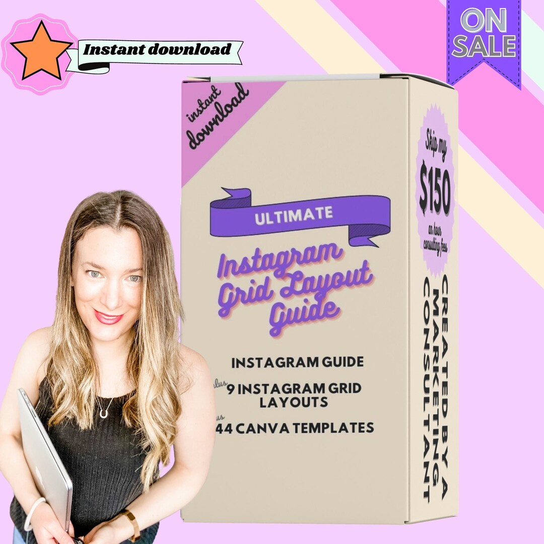 Instagram Guide I Instagram Grid I Instagram Templates I Instagram ...