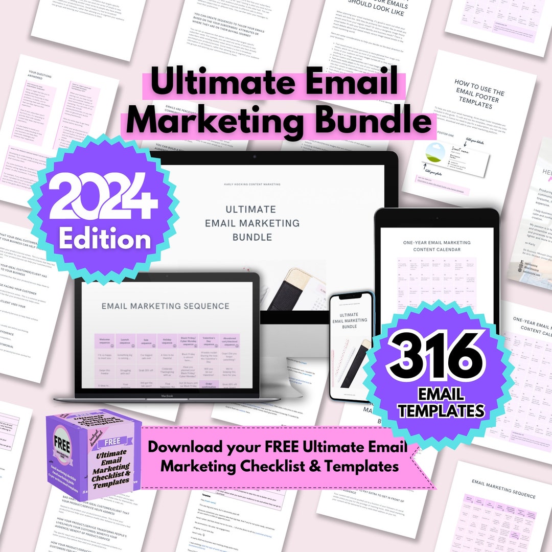 Ultimate Email Marketing Bundle for Small Business Email Automations ...