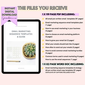Email Marketing Sequence Templates & Guide I Email Templates - Etsy