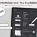 2023 Dark Mode Digital Planner Landscape Digital Goodnotes - Etsy