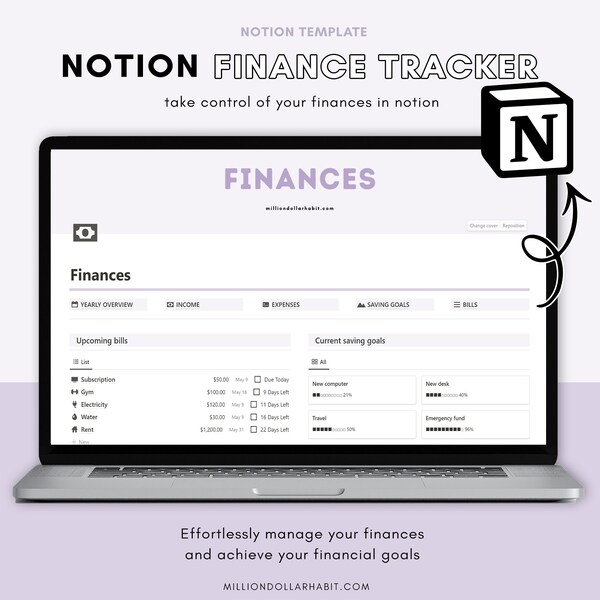 Finance Budget Notion Template - Etsy Finance Budget Notion Template - Etsy