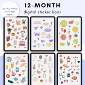 Mood Board Sticker Set - Etsy Canada