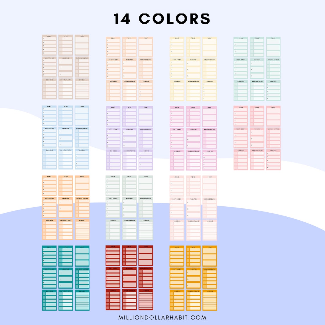 Functional Digital Stickers Digital Sticker Book Digital - Etsy