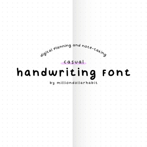 Neat Handwriting Fonts