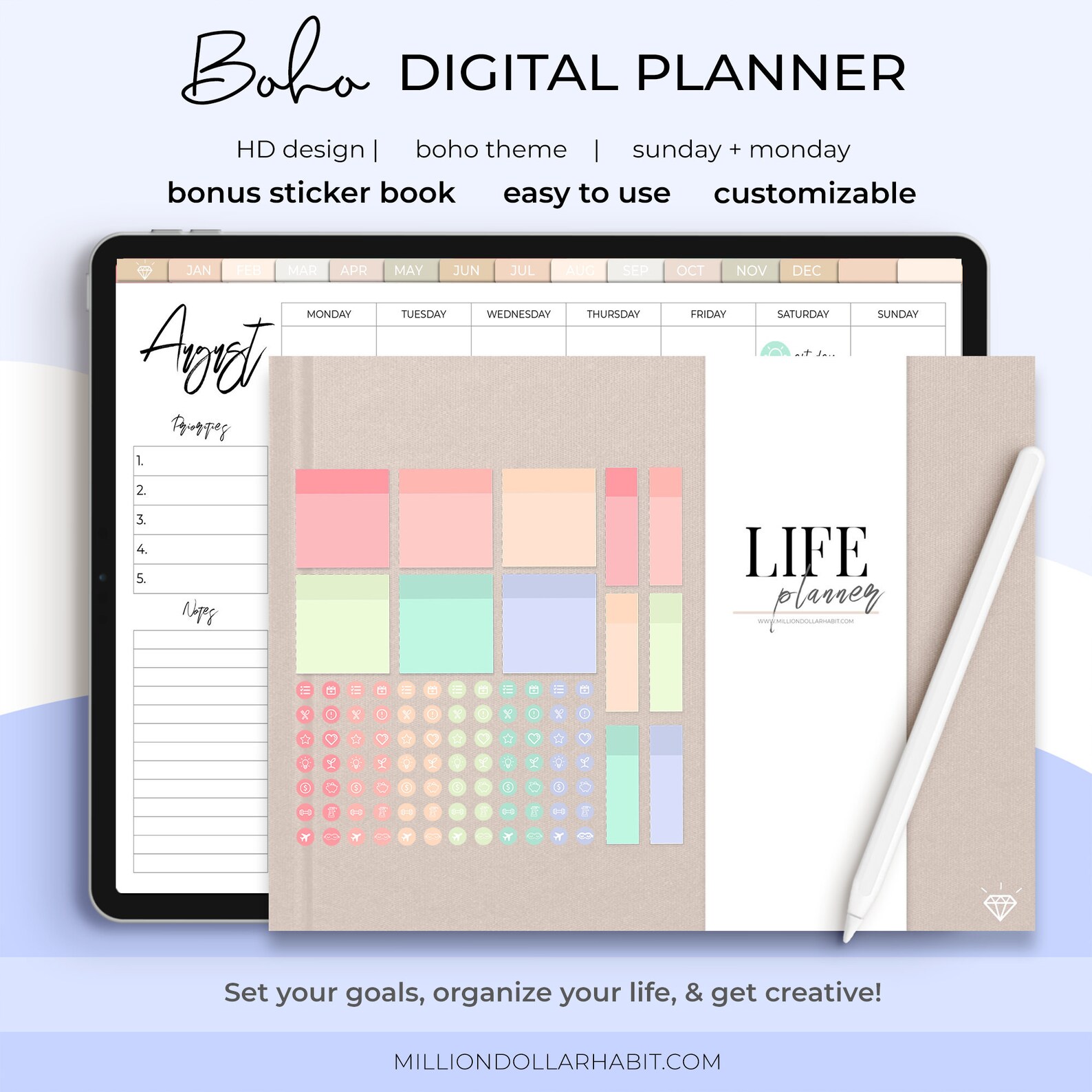 Goodnotes Planner Ipad Planner Digital Planner Digital | Etsy