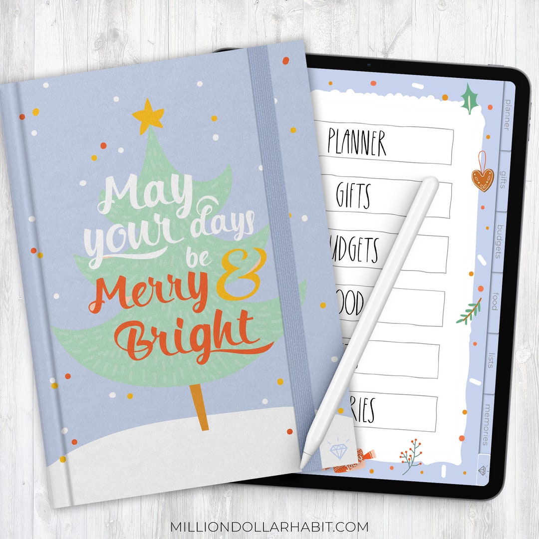 Christmas Planner Goodnotes Digital Journal iPad Holiday Party Planner ...