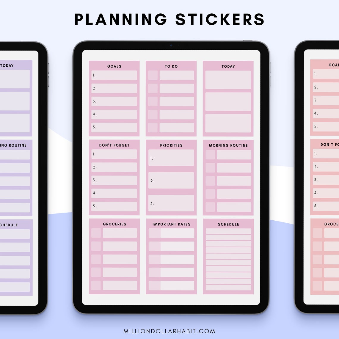 Functional Digital Stickers Digital Sticker Book Digital - Etsy