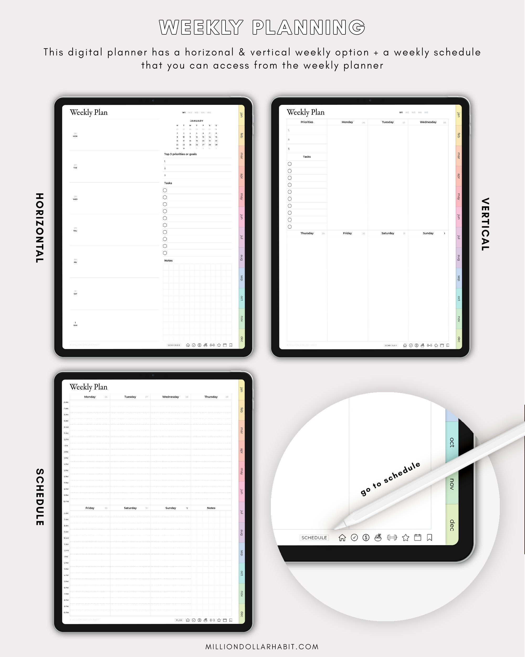 2023 Goodnotes Digital Planner, 2023 Notability Planner, 2023 iPad ...