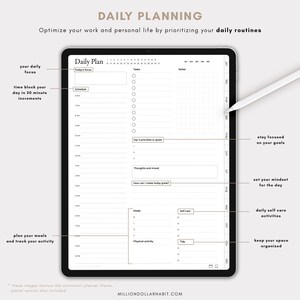Digital Planner, Goodnotes Planner, Undated iPad Planner, Daily and ...