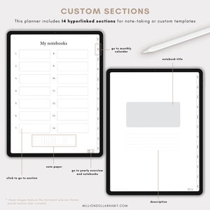 Digital Planner, Goodnotes Planner, Undated iPad Planner, Daily and ...