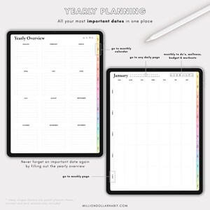 Goodnotes Digital Planner, Undated Notability Planner, Undated iPad ...