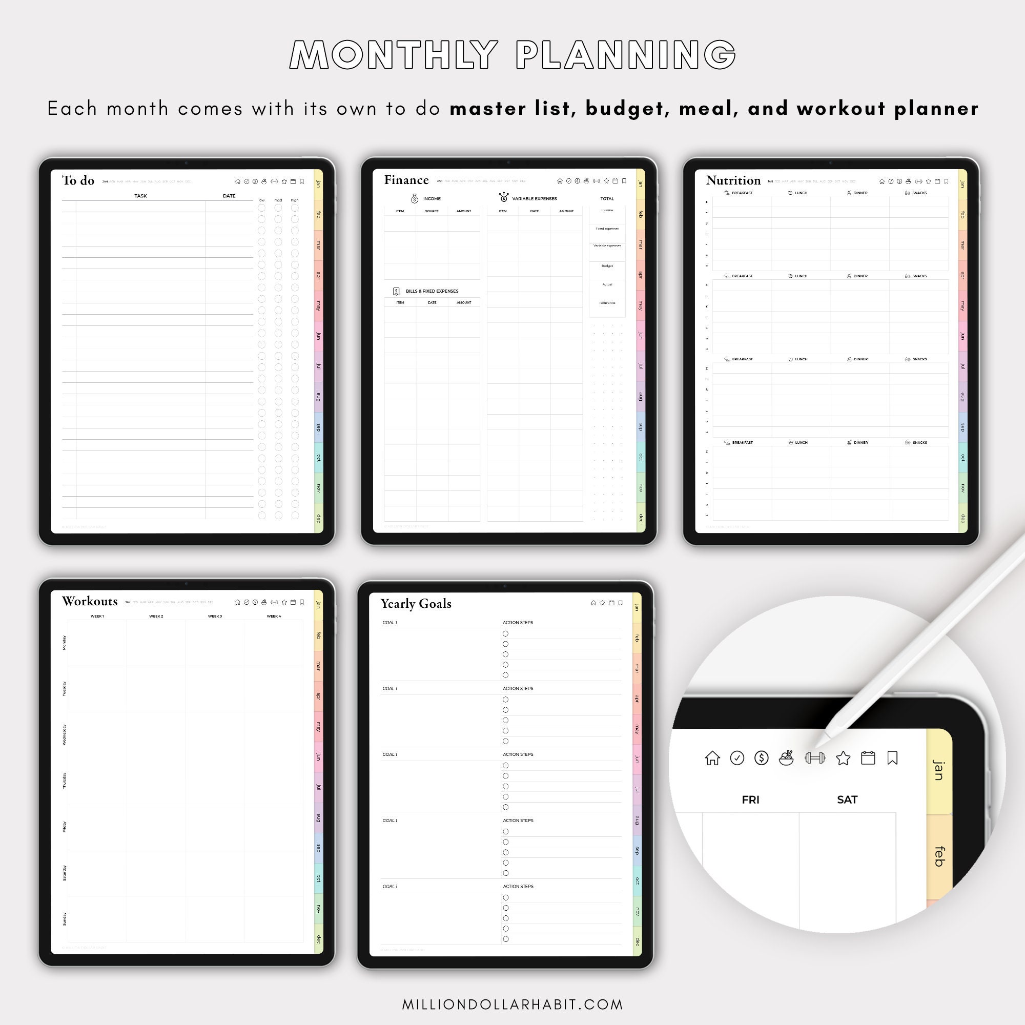 2023 Goodnotes Digital Planner, 2023 Notability Planner, 2023 iPad ...