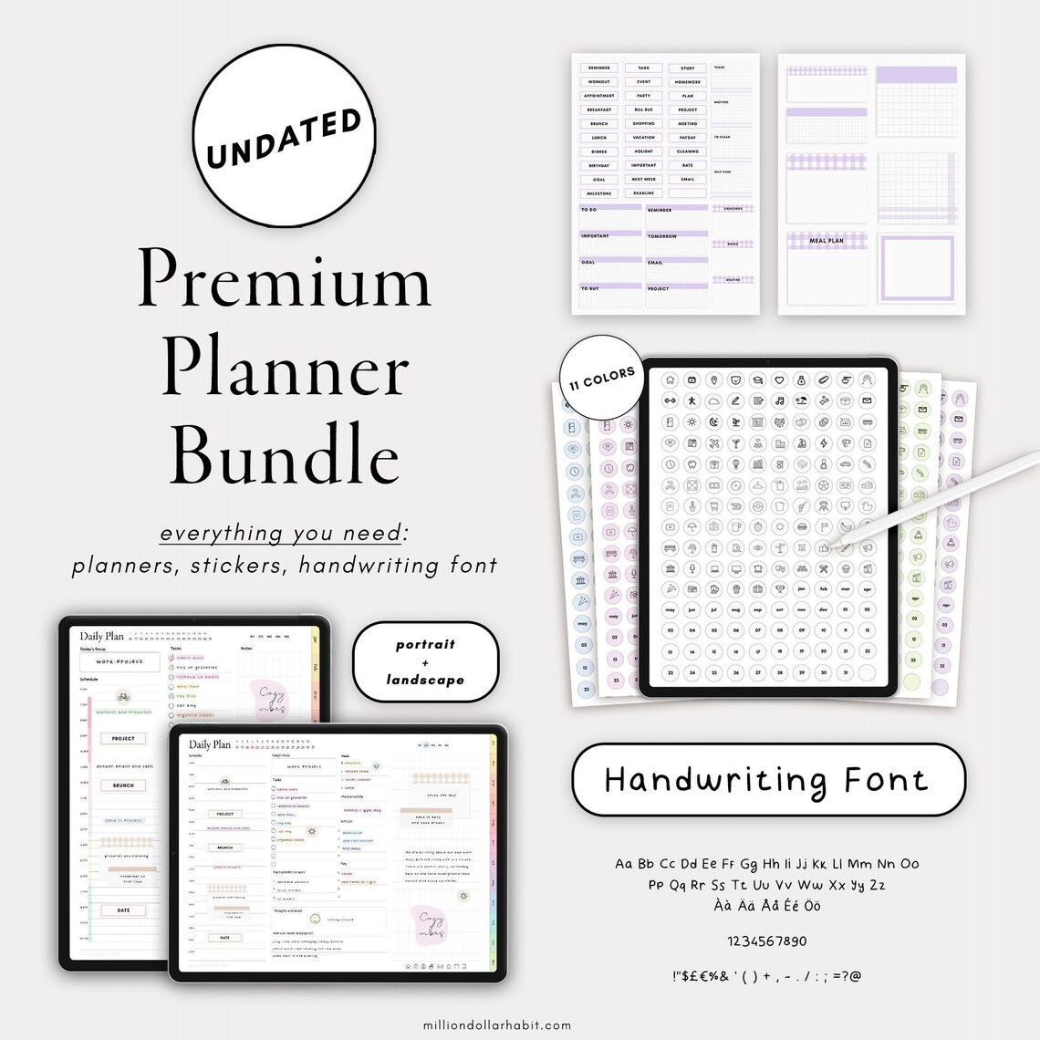 Digital Planner Bundle for Goodnotes iPad Planner and - Etsy