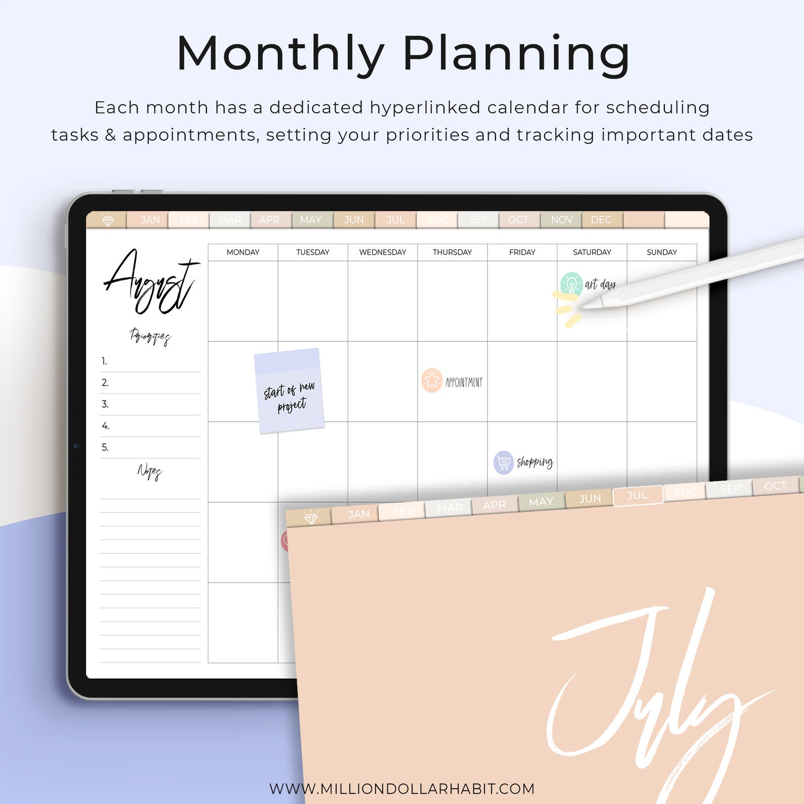 Goodnotes Planner Ipad Planner Digital Planner Digital | Etsy