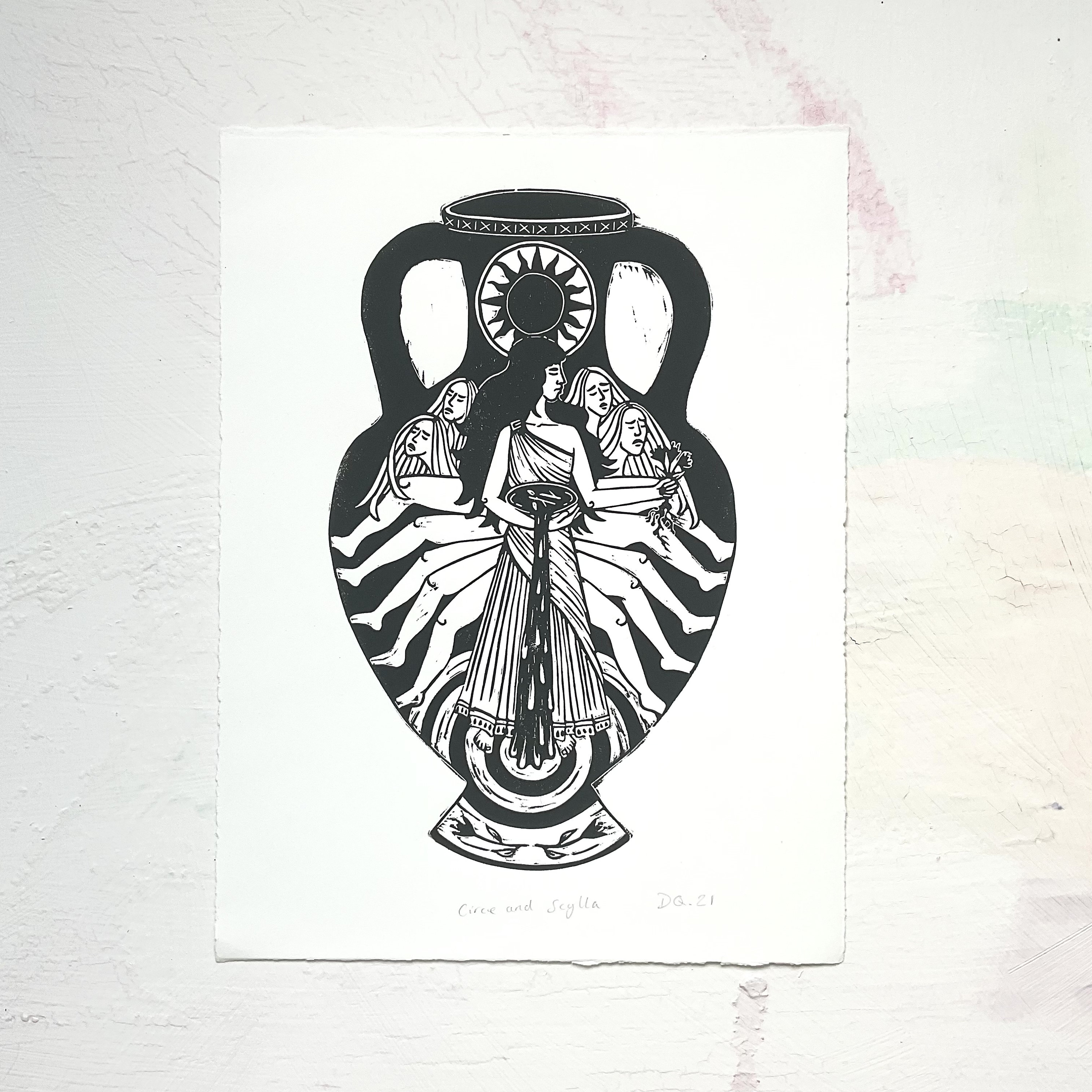 Scylla Greek Mythology Drawing