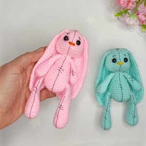 Crochet Bunny Teddy Amigurumi Pdf Pattern, First Little Toy for Child ...