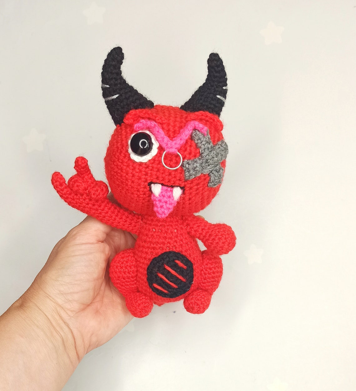 PDF Demon Crochet Instant Download Amigurumi Pattern English - Etsy
