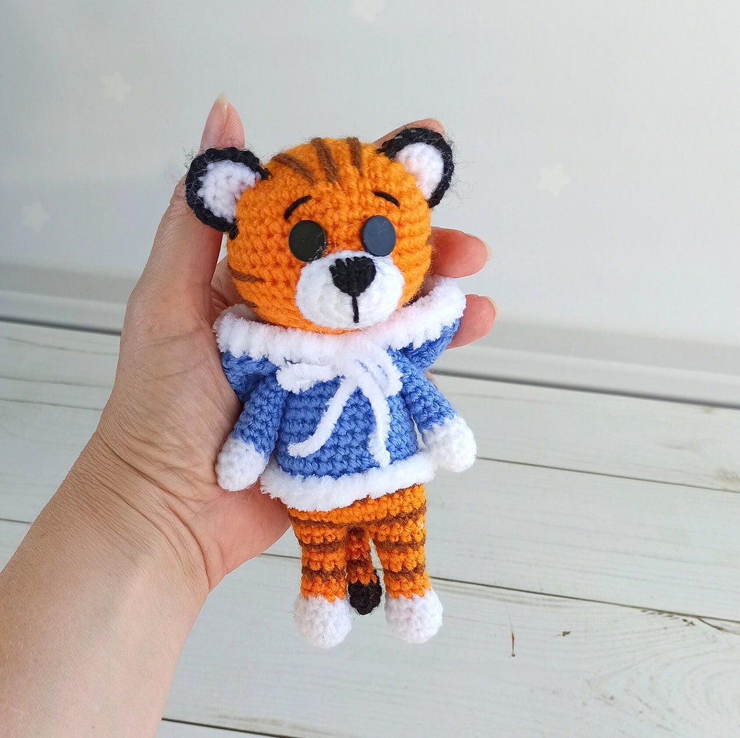 Crochet Tiger Pattern PDF, Animal Crochet Pattern, Tiger Crochet ...
