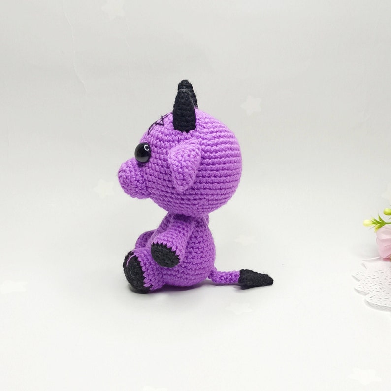 Crochet Baphomet Amigurumi Pattern PDF English, Lucifer the Fallen ...