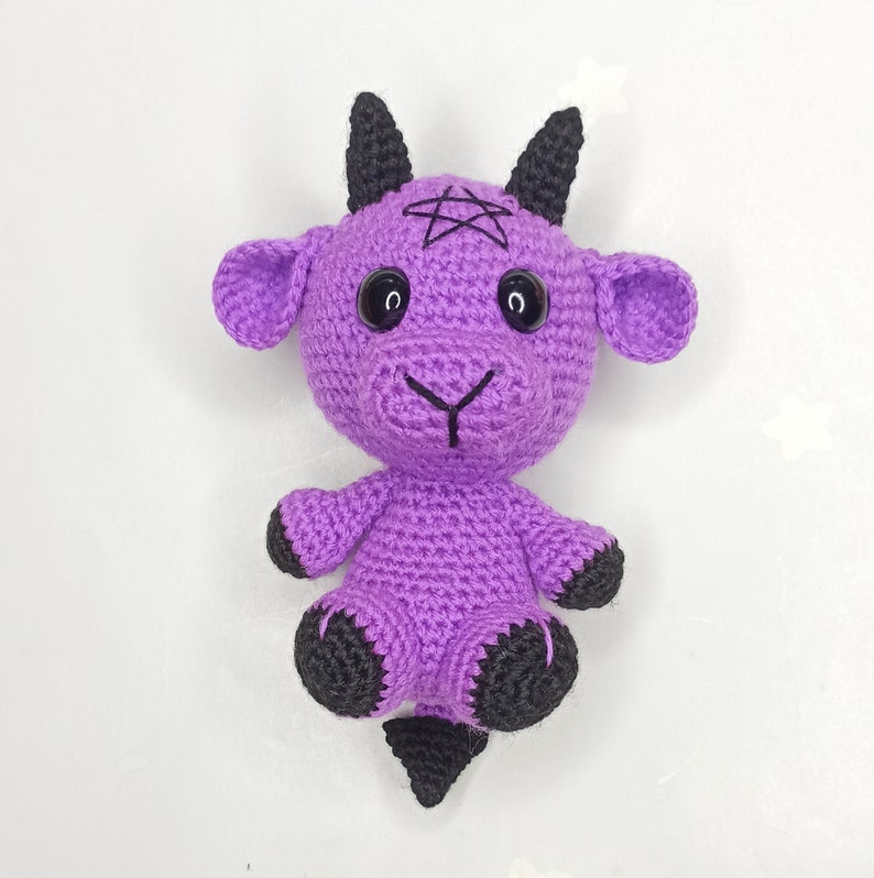 Crochet Baphomet Amigurumi Pattern PDF English, Lucifer the Fallen ...