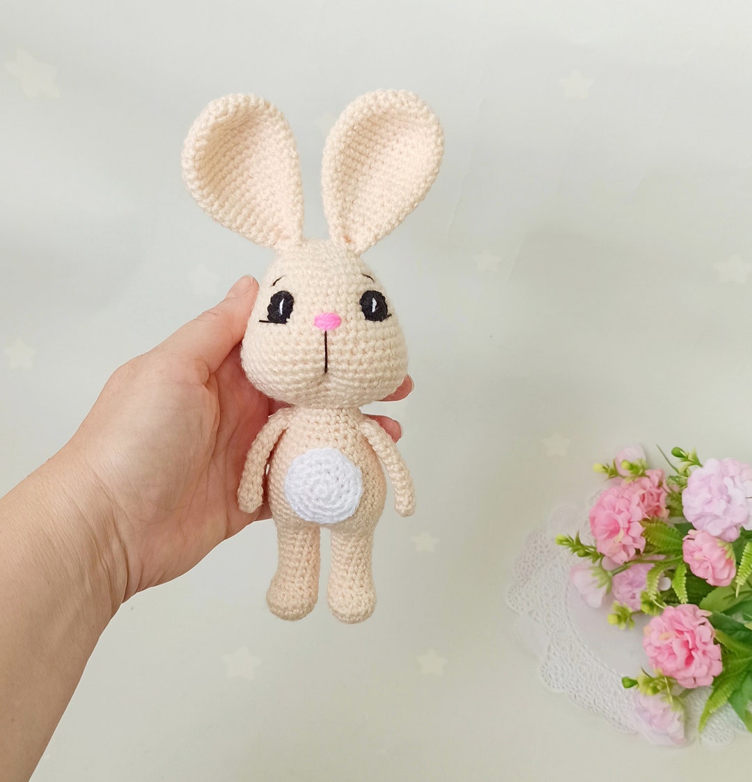 Bunny Amigurumi Crochet Pattern, Baby Toy DIY (PDF Pattern) - Etsy
