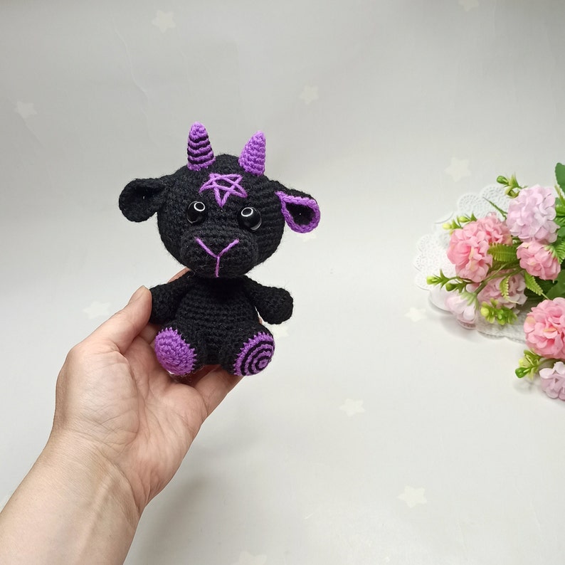 Lucifer the Fallen Angel, Instant Download, Crochet Baphomet Amigurumi ...