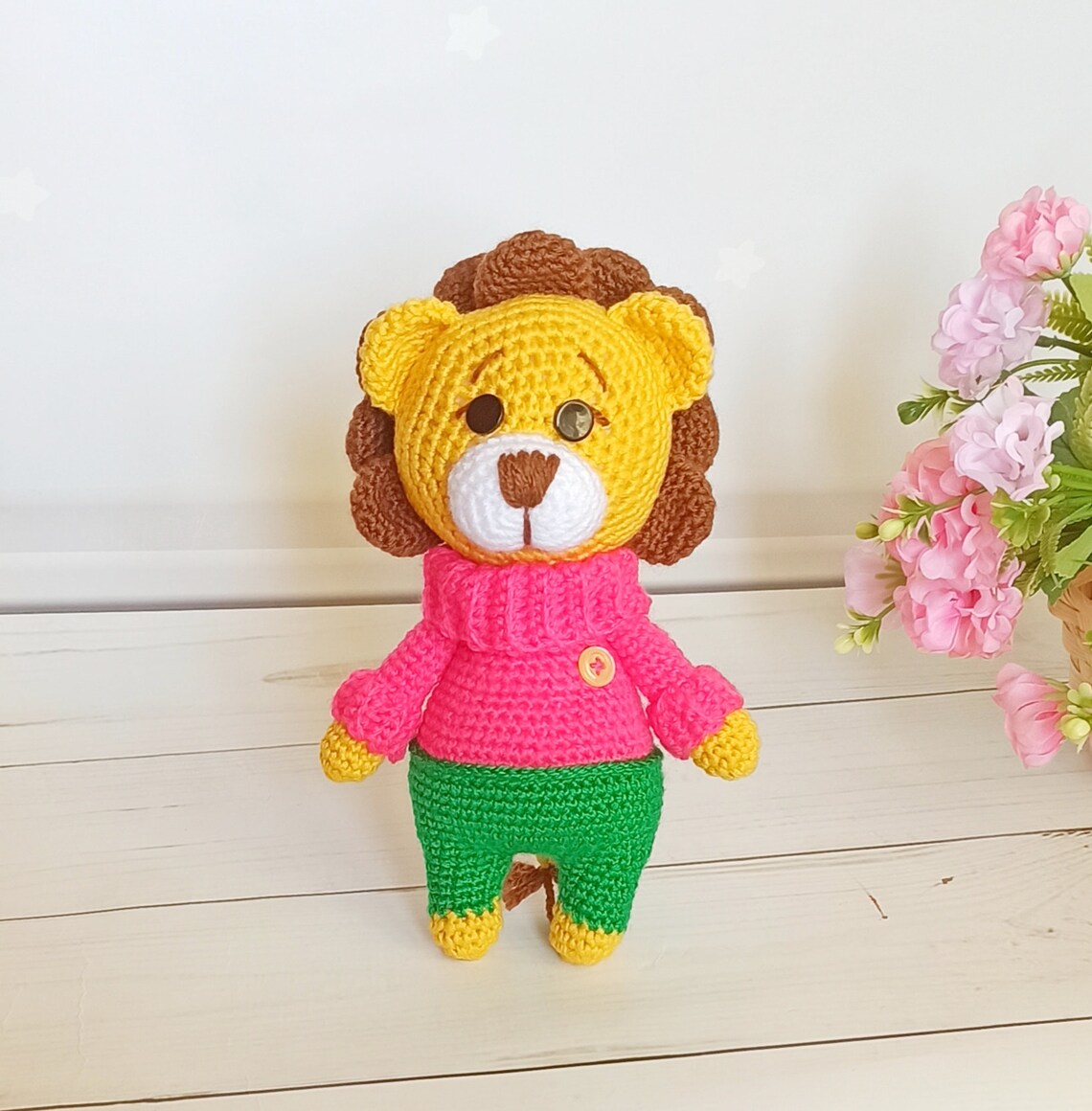 Crochet Lion Pattern PDF Pattern Easy Crochet Lion Amigurumi - Etsy