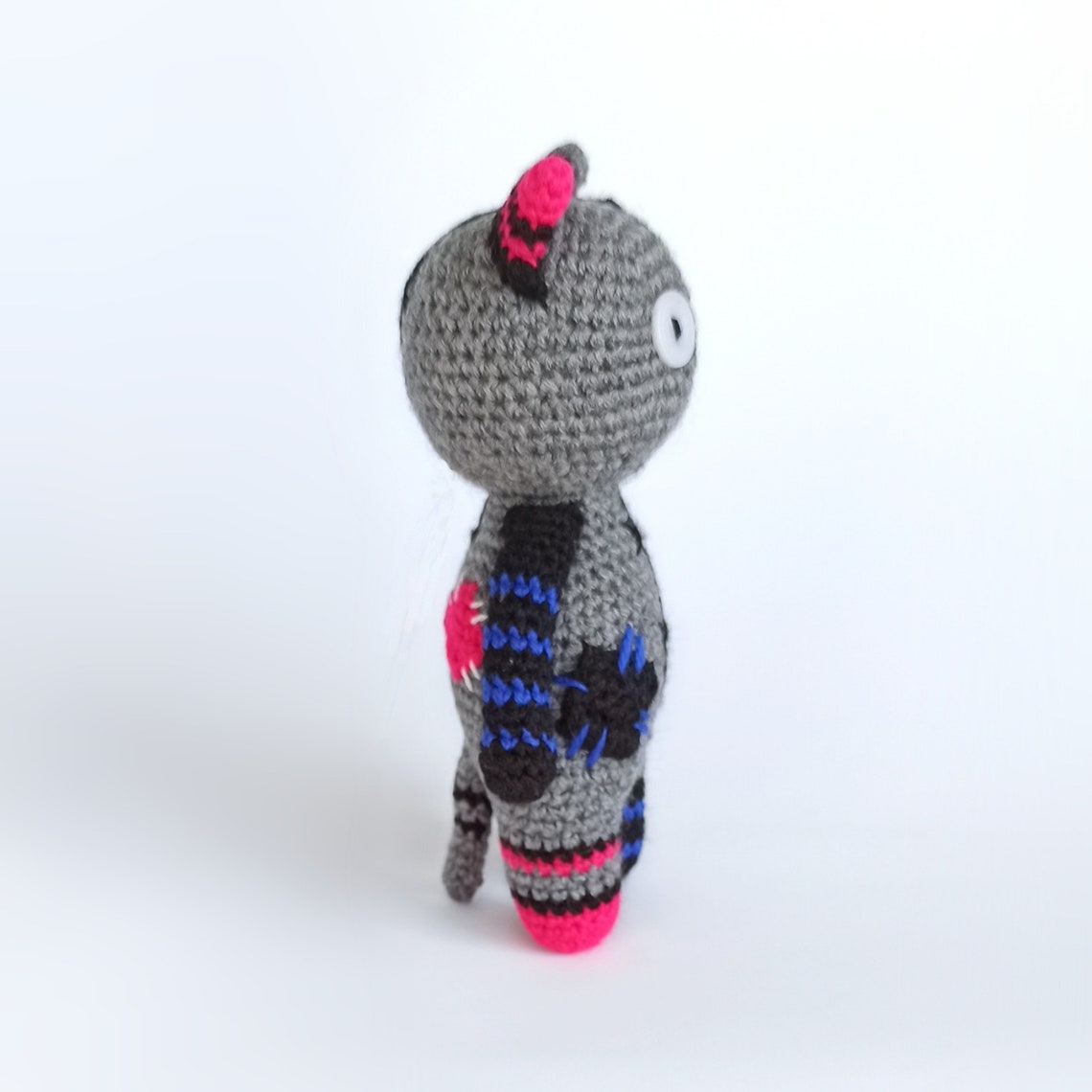 Zombie Cat Crochet Zombie Cat Crochet Voodoo Doll Amigurumi - Etsy