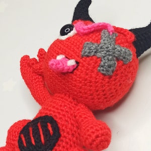 PDF Demon Crochet Instant Download, Amigurumi Pattern English Version, Halloween Crochet, Plush ...
