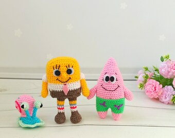 Patrick Star Crochet Pattern - Etsy