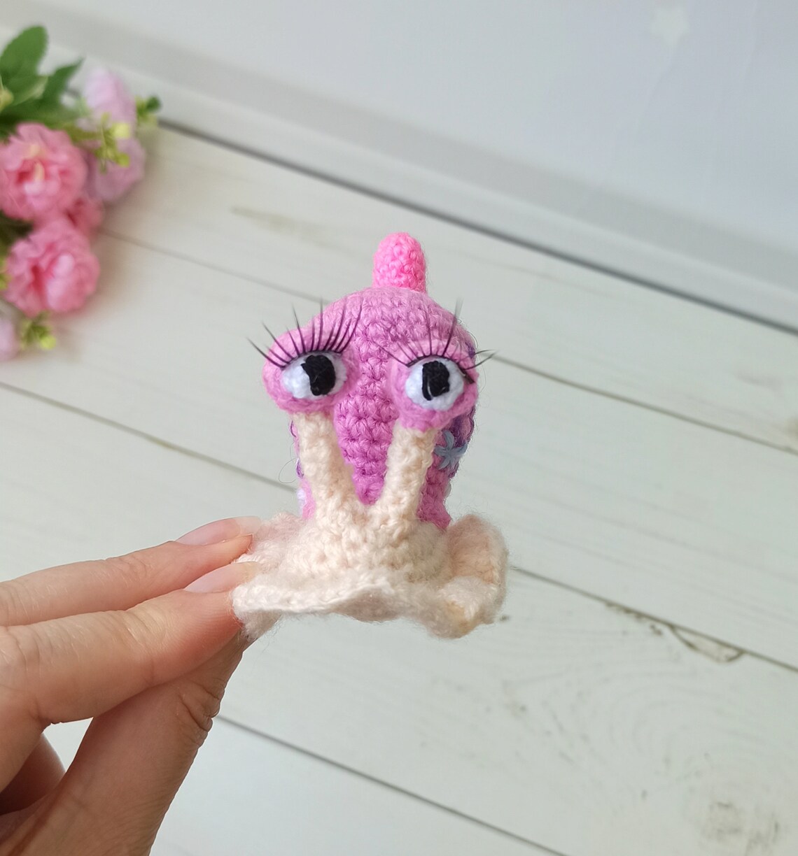 Snail Crochet Pattern Love Snail With Heart Pattern Pdf - Etsy