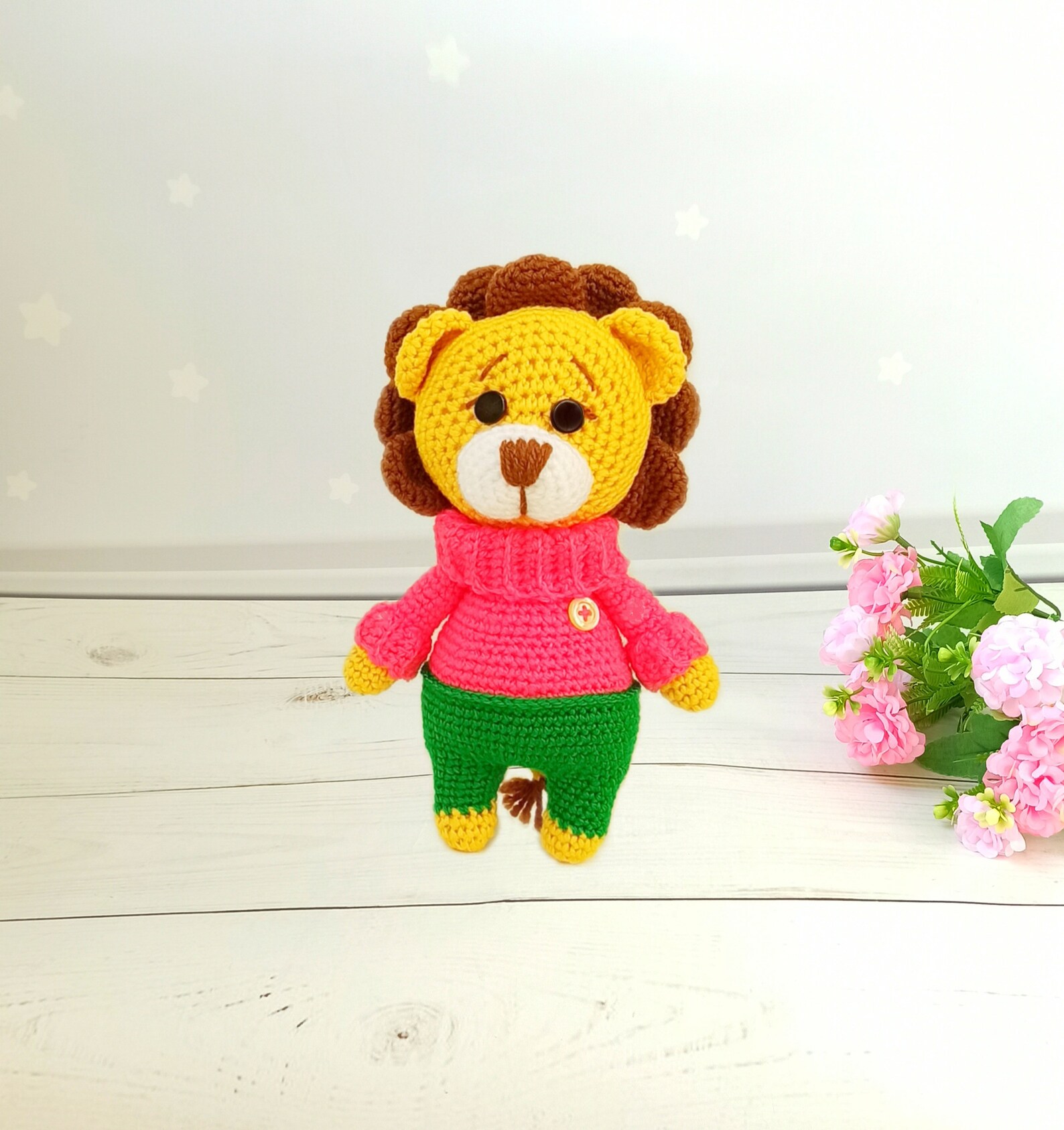 Crochet Lion Pattern PDF Pattern Easy Crochet Lion Amigurumi - Etsy