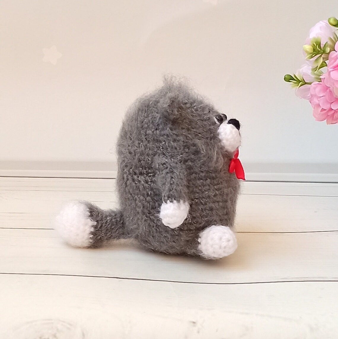 Crochet Fat Cat Pattern Crochet Patterns Gray Cat Amigurumi | Etsy